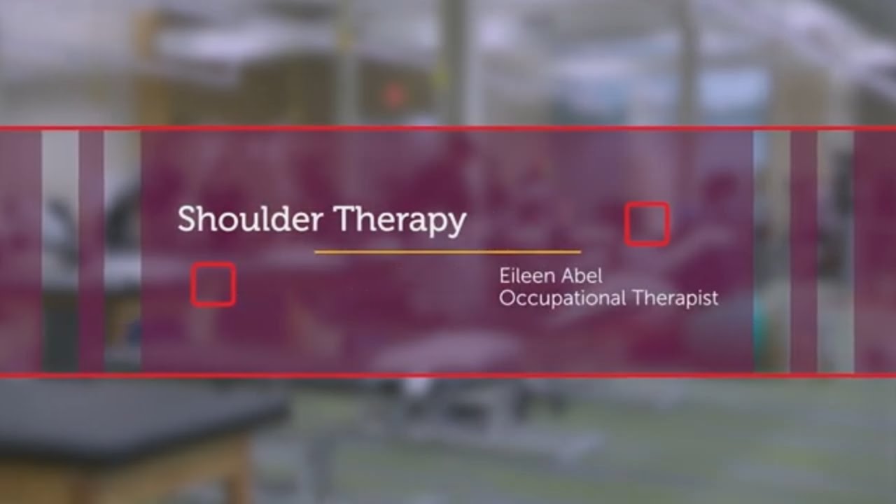 Shoulder exercises for recovering after injury - Flourish